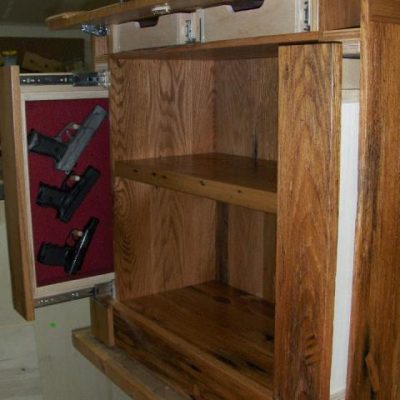 Bookcase with Secret Gun Storage | StashVault - Secret Stash Compartments