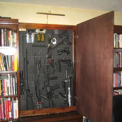 Secret Gun Compartment in Office/Library | StashVault - Secret Stash ...