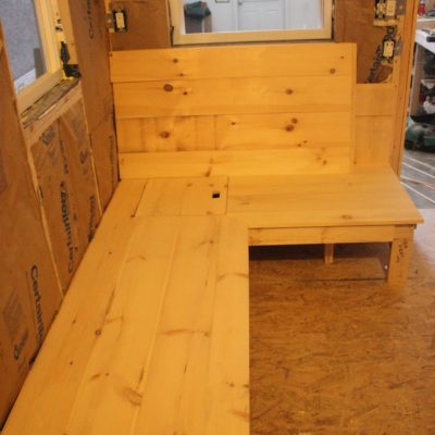 Built-In Bench with Secret Storage | StashVault - Secret Stash Compartments