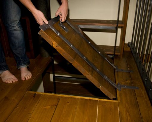 Secret Room Under Trap Door in Floor | StashVault - Secret Stash ...