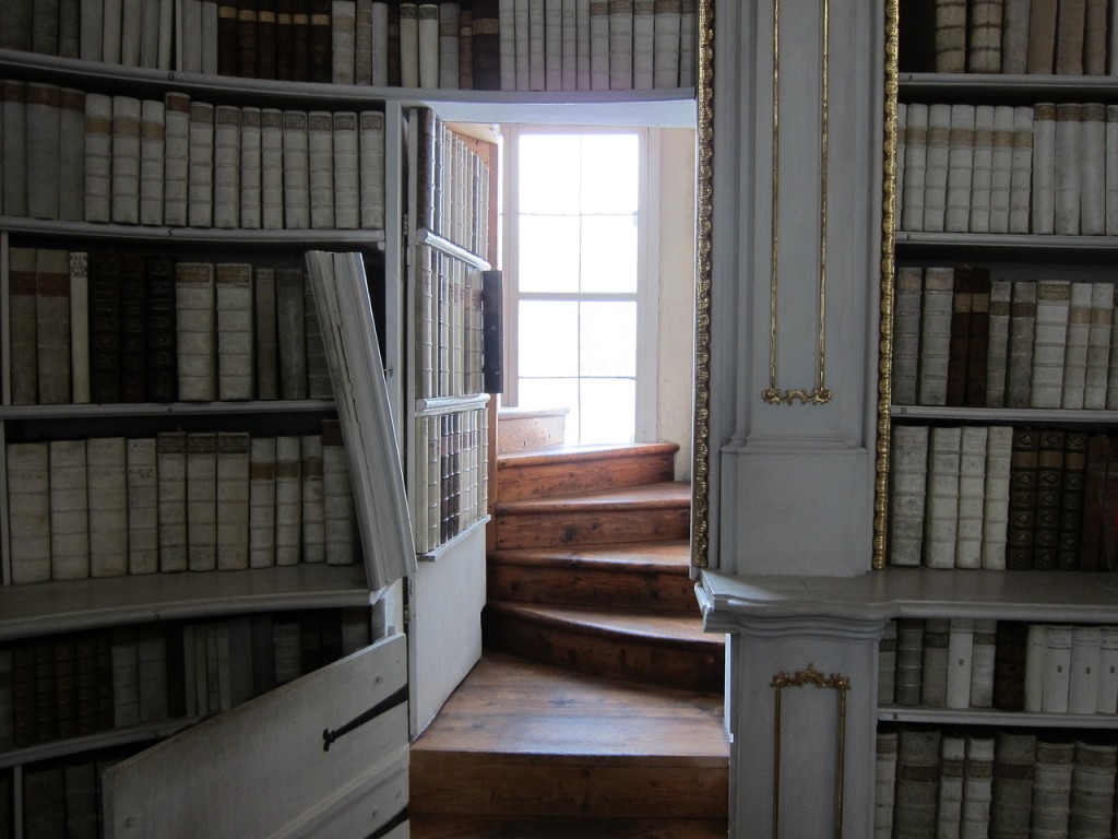 Secret Bookcase Door inAdmont Library | StashVault - Secret Stash ...