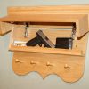 Hidden Compartment Coat Rack/Shelf | StashVault - Secret Stash Compartments