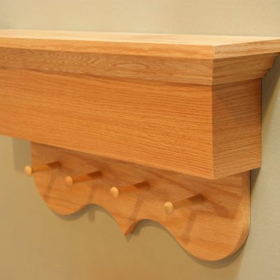 Hidden Compartment Coat Rack/Shelf | StashVault - Secret Stash Compartments