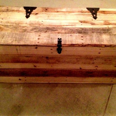 Wooden Trunk with False Floor | StashVault - Secret Stash Compartments