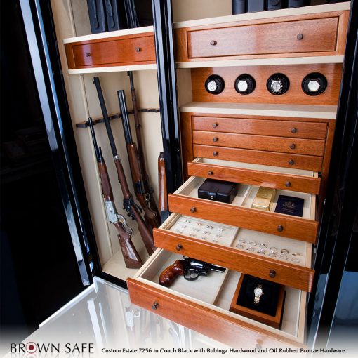 Luxury Gun Safe by Brown | StashVault - Secret Stash Compartments