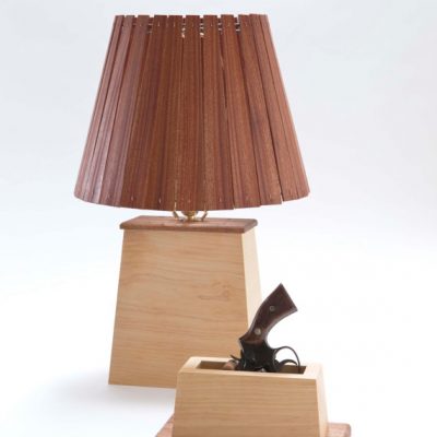 Lamp with Gun Compartment | StashVault - Secret Stash Compartments