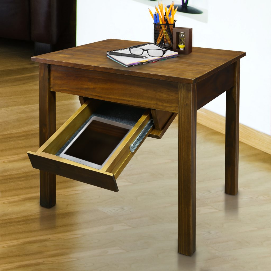 End Table with Secret Drawer | StashVault - Secret Stash Compartments